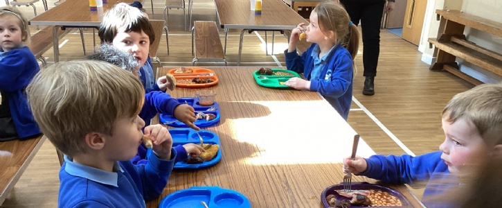 Holy Trinity Catholic School - Reception Lunch in the Hall